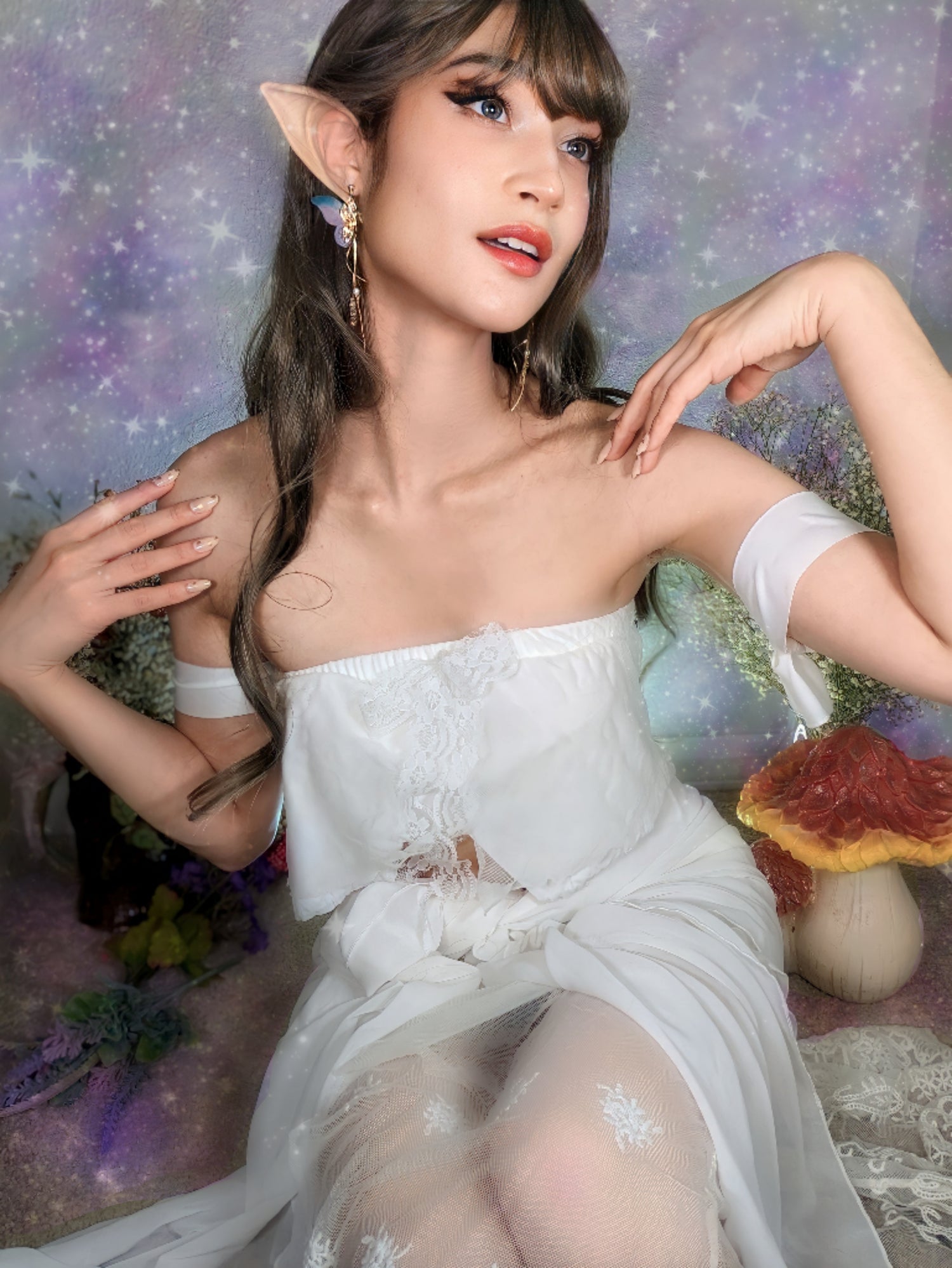 Sparkling Star Earrings – peachade