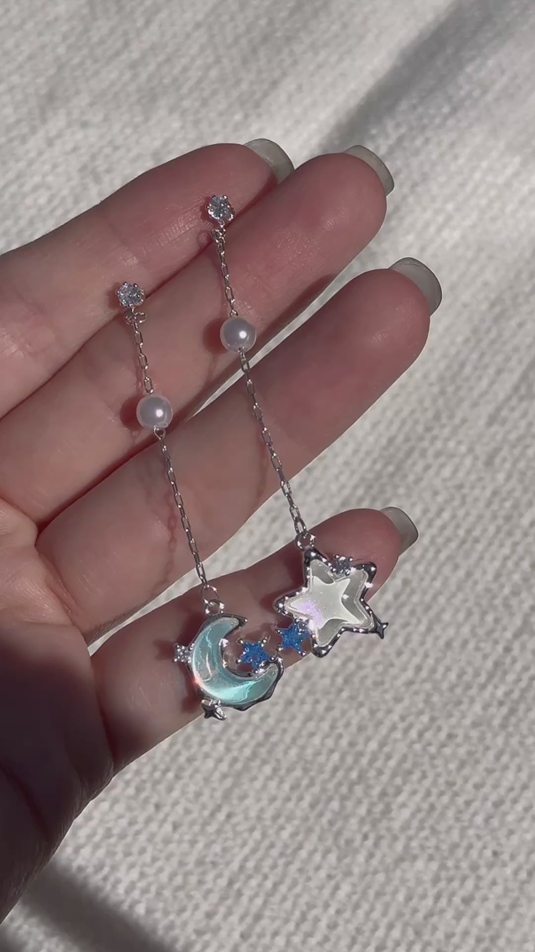 Vega and Altair Drop Earrings – peachade I cute jewelry for all aesthetics